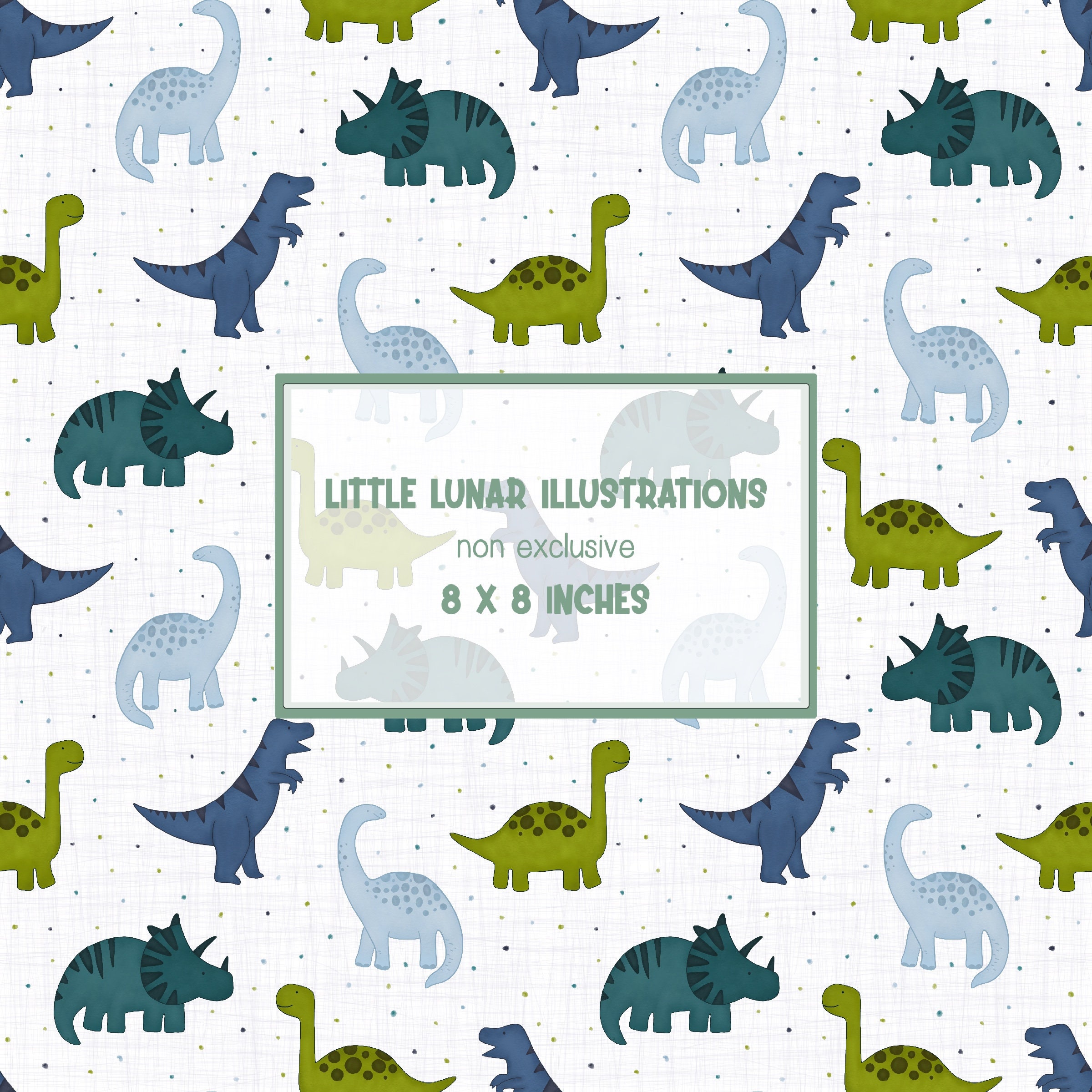 Dino Seamless Fabric Design Seamless Pattern Cute Childrens Surface ...