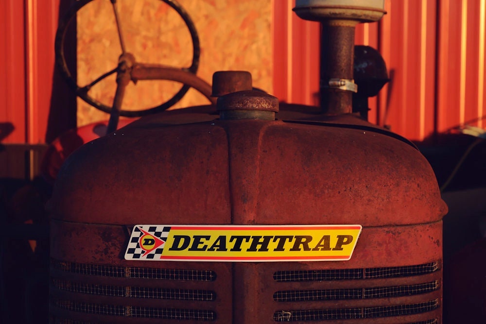 DEATHTRAP • Parody Racing Sponsor • Die-cut Sticker - Etsy