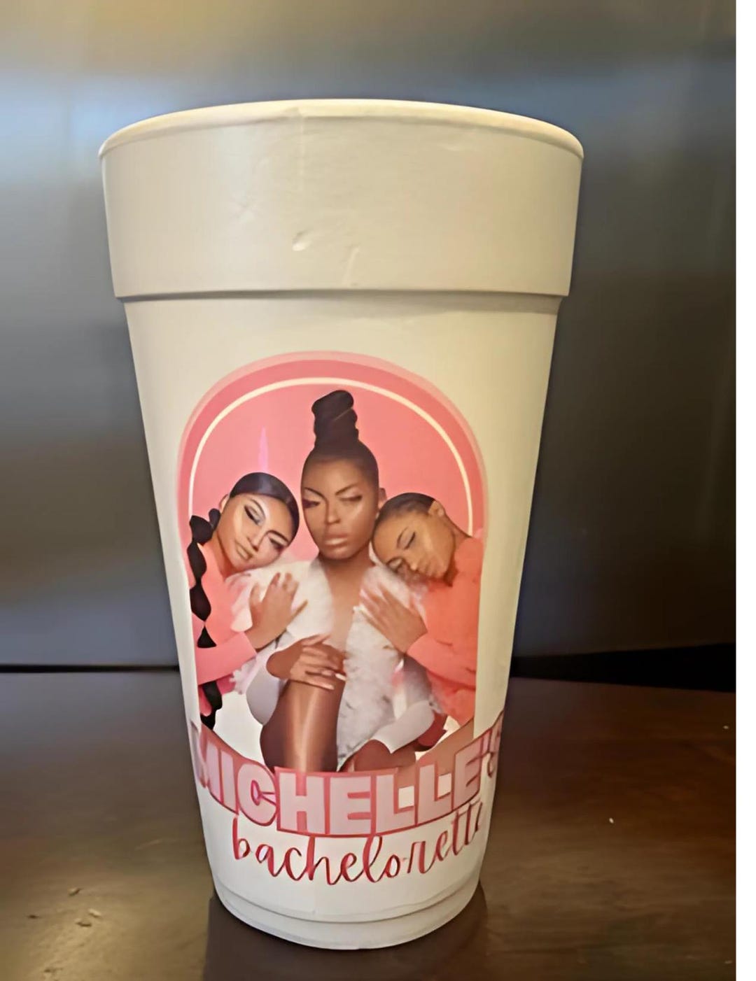 Custom Styrofoam Photo Cups,clear Cups, Party Cups, Birthday Party ...