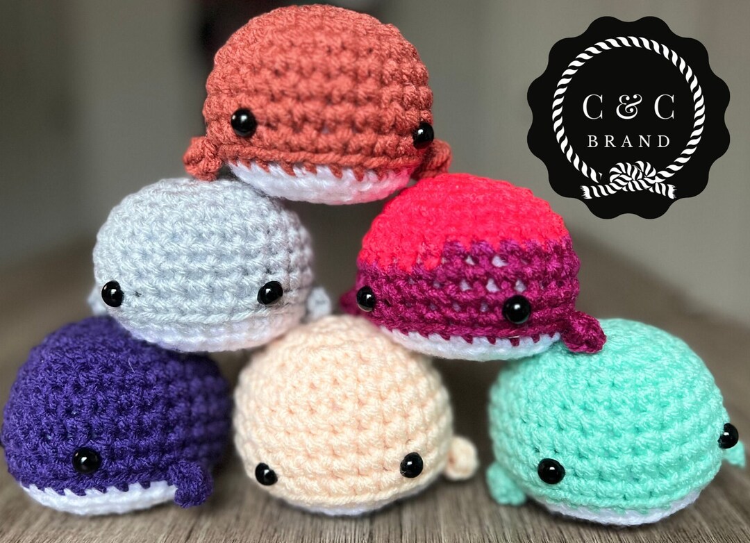 Adorable Baby Orca Whale Crochet Plushie Handmade Amigurumi Ocean Toy ...