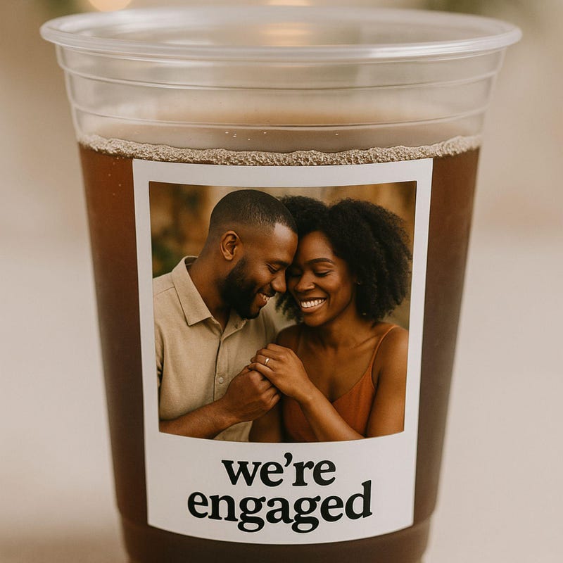 Engagement Party Cups - Etsy
