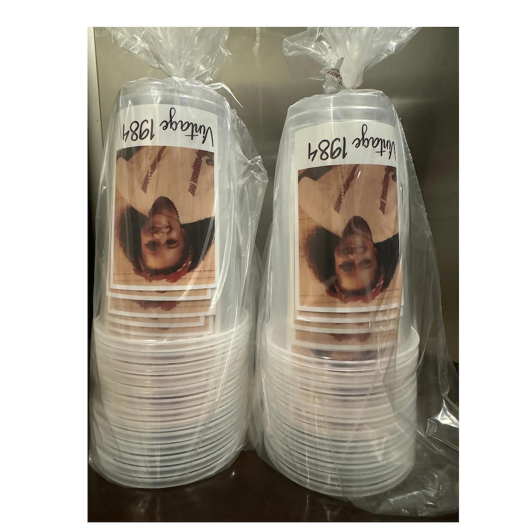 Custom Face Plastic Party Cups Personalized Party Cups Personalized ...