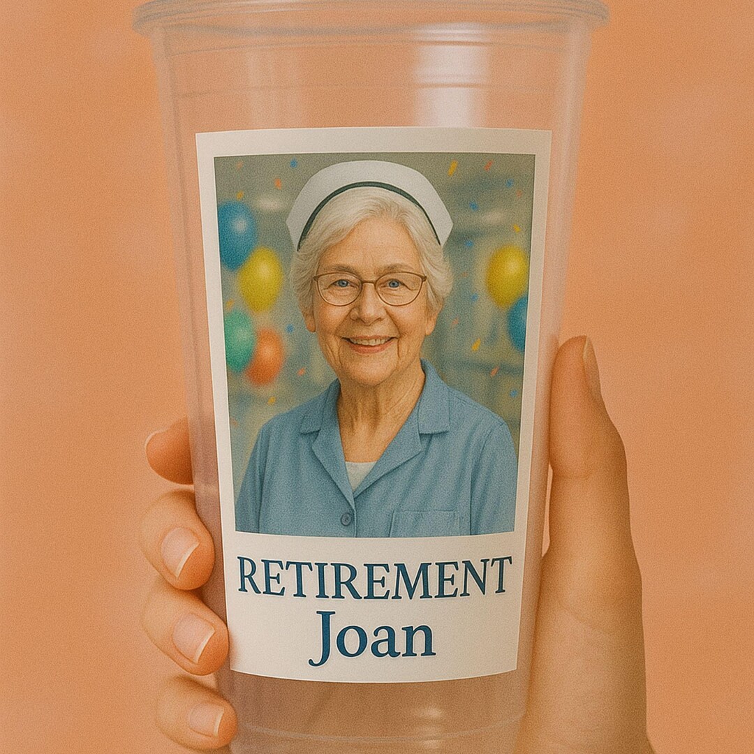 Personalized Nurse Retirement Party Cups, Custom Farewell, 16 Oz (one ...