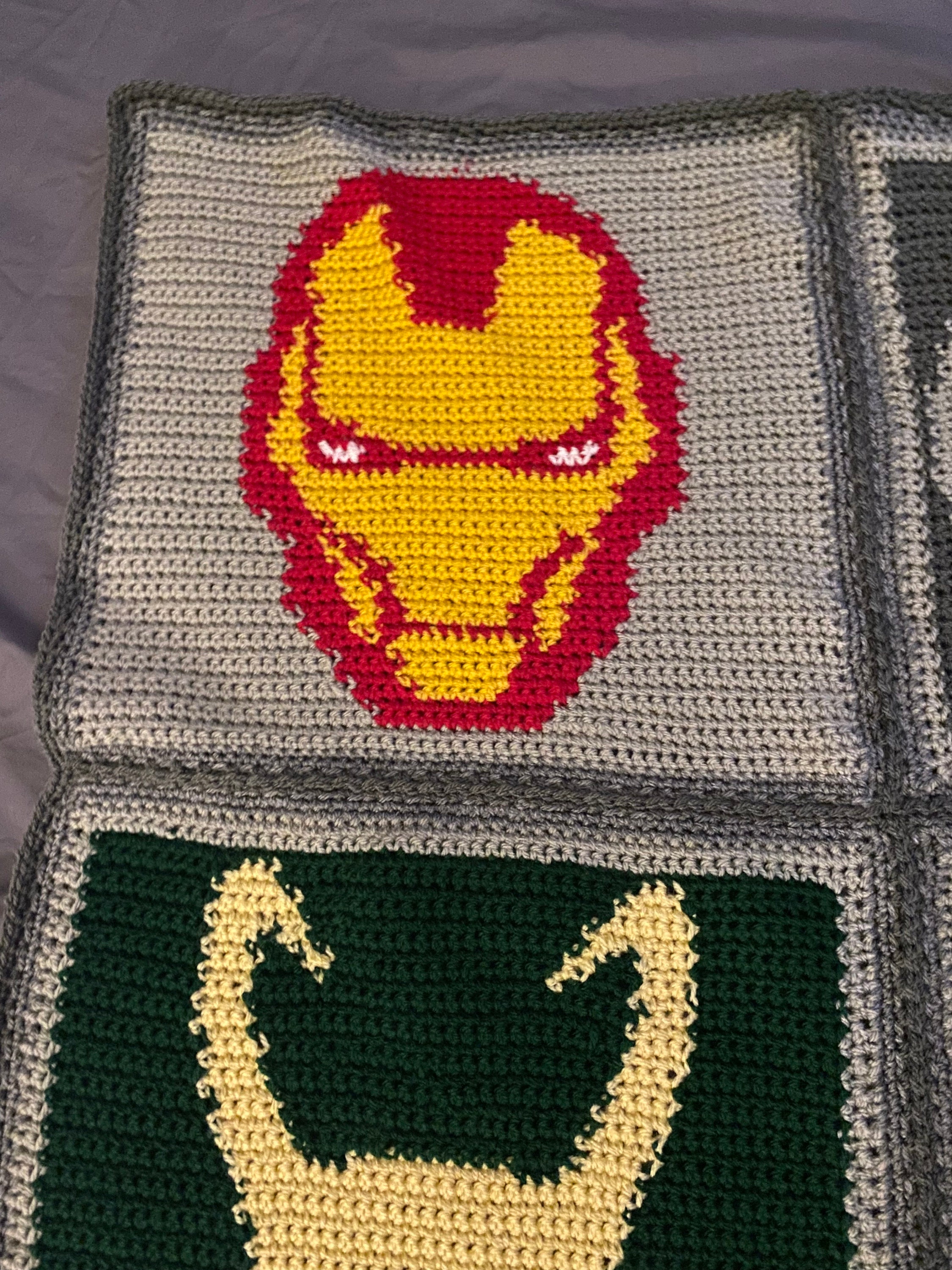 Crochet Marvel Blanket Graph Pattern - Etsy