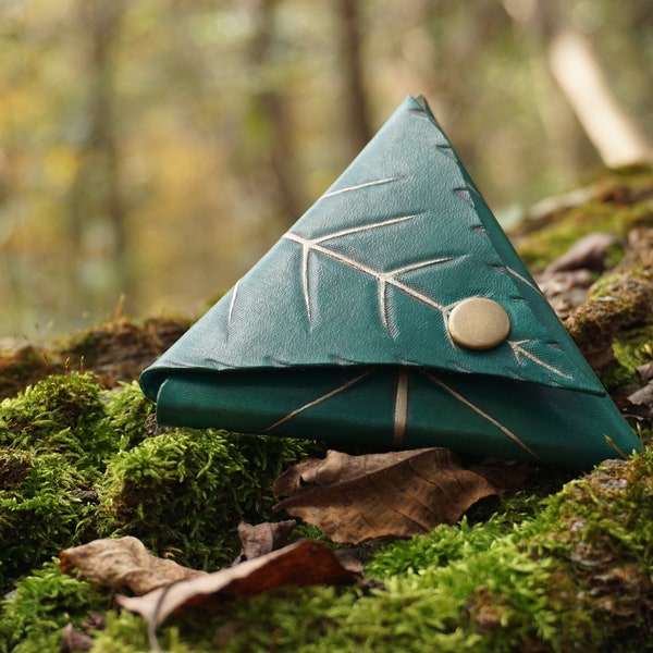 Leather Leaf Purse - Etsy