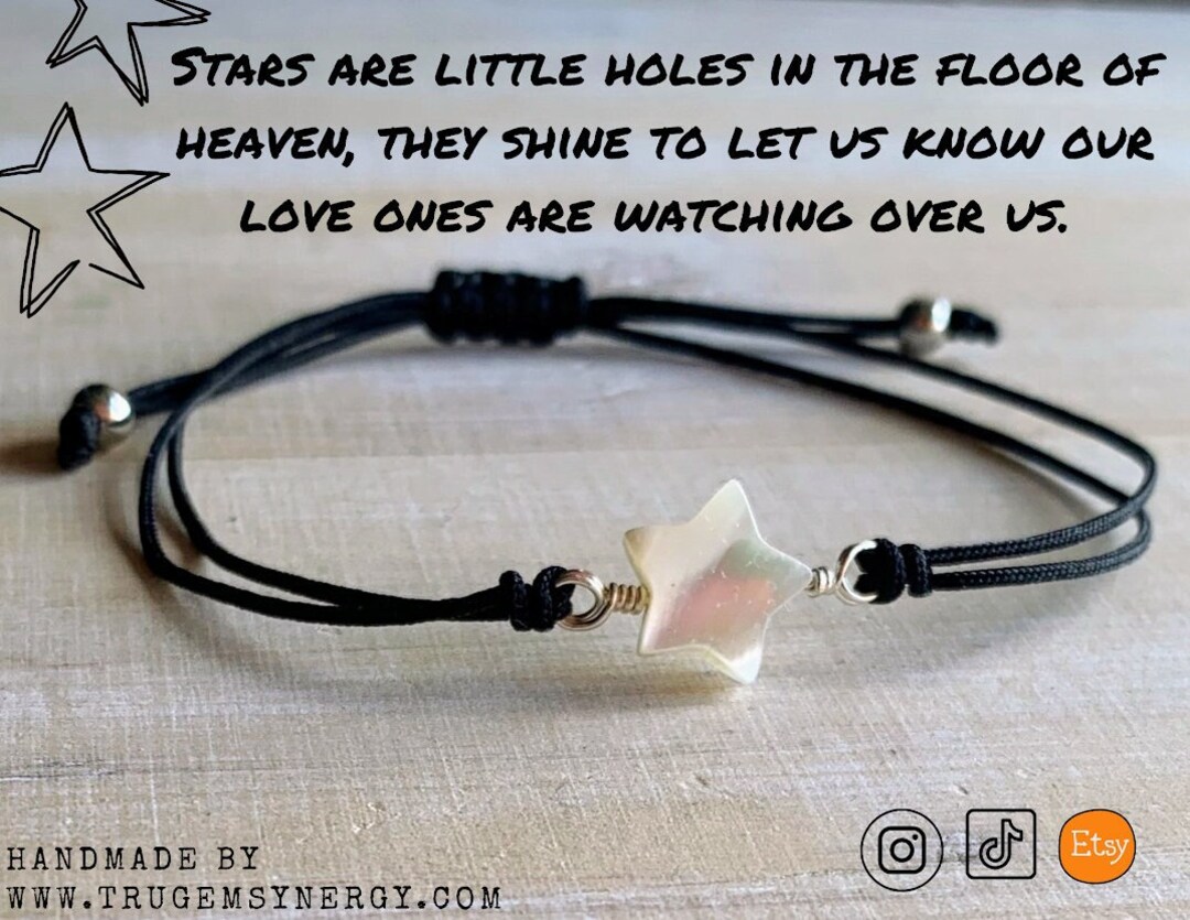 Sorry for Your Loss Mother of Pearl Star Grief Guardian Angel - Etsy