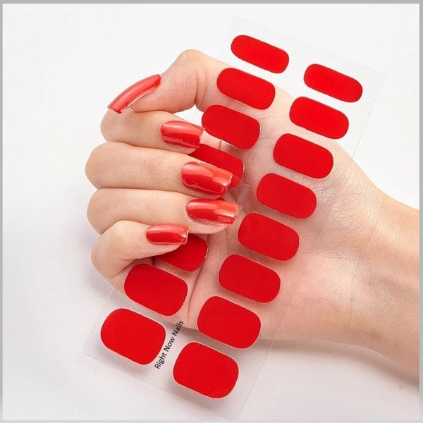 Fire Engine Red Nail - Etsy