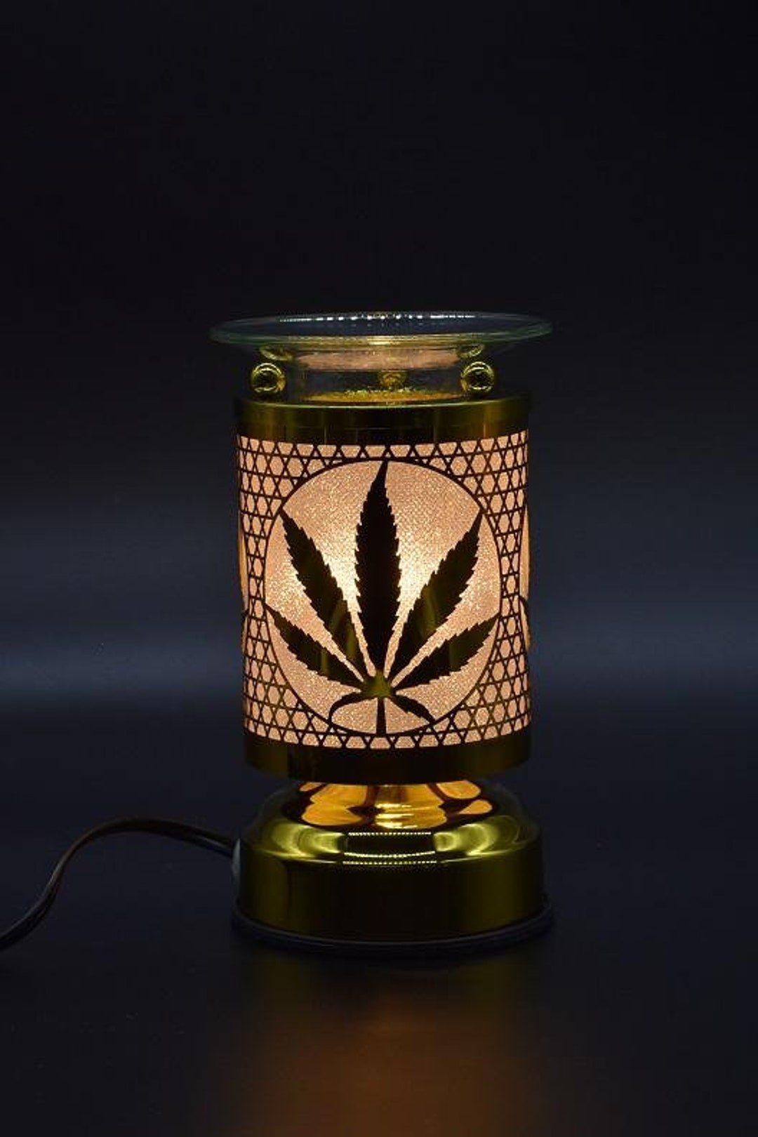 Marijuana Touch Lamp Wax Burner FREE Shipping - Etsy