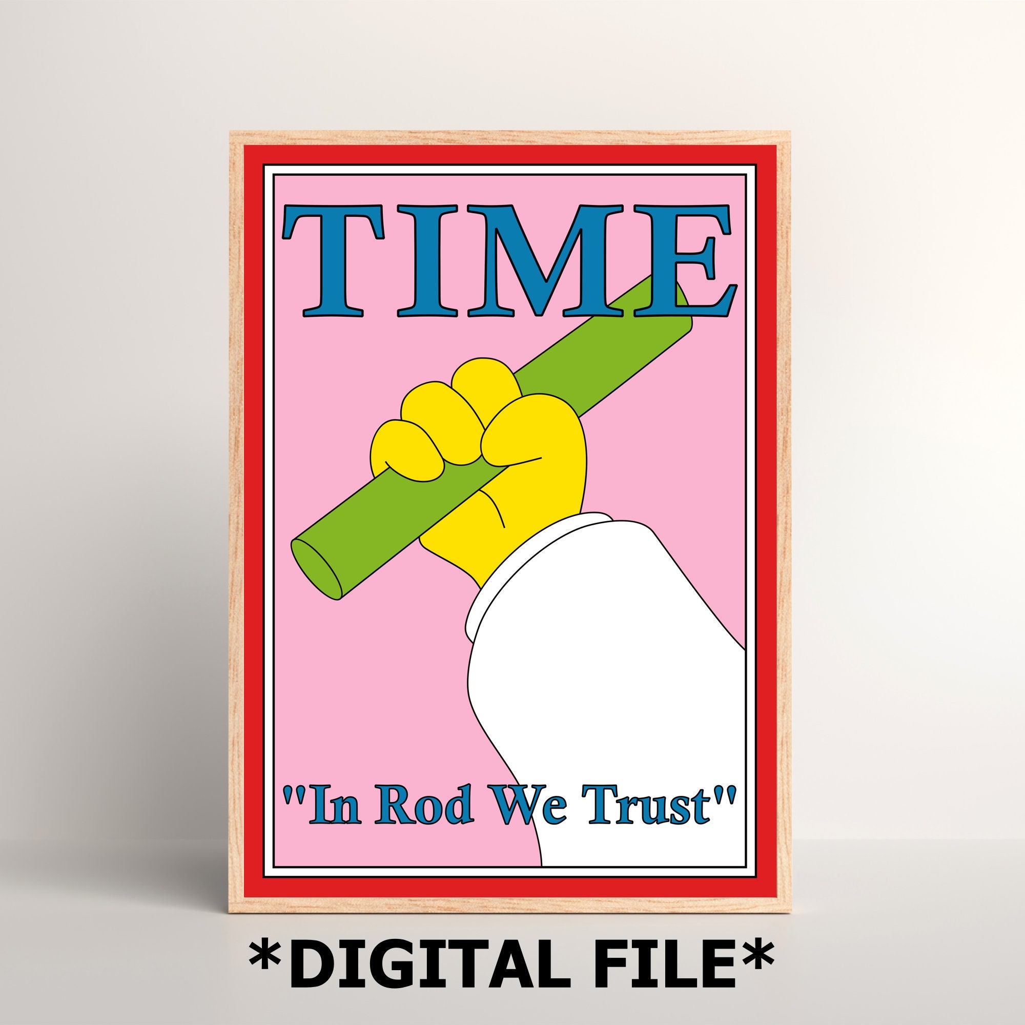 DIGITAL Simpsons A3 Poster Simpsons Wall Art Inanimate Carbon Rod ...