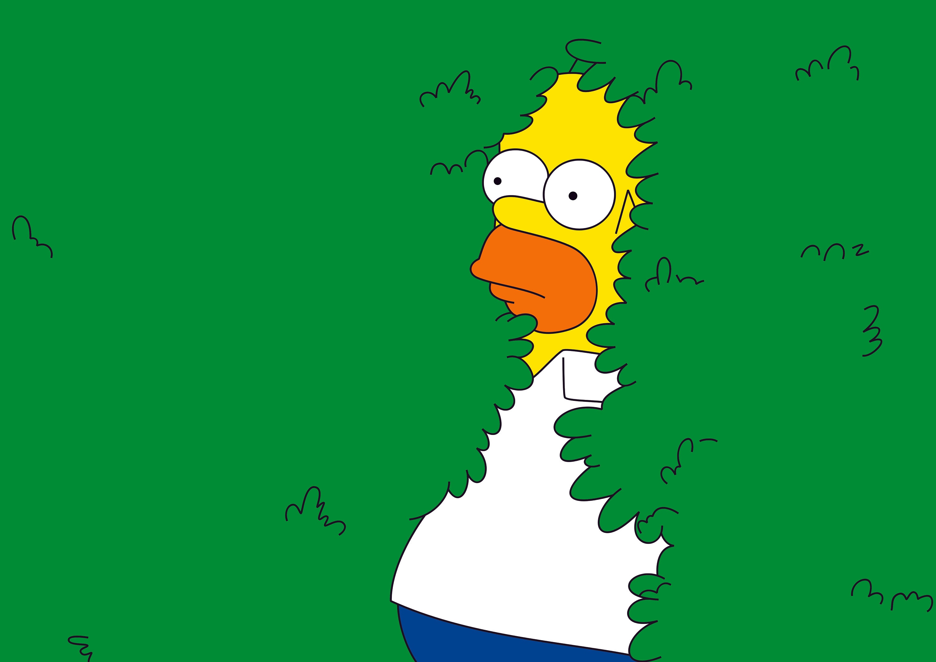 DIGITAL Simpsons A3 Poster Simpsons Wall Art Homer in the - Etsy Canada