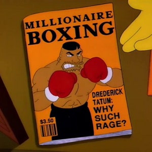 DIGITAL Simpsons A3 Poster Simpsons Wall Art Drederick Tatum unframed ...