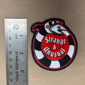 Strange and Unusual Vinyl Sticker, Sandworm Sticker, Halloween Gift ...