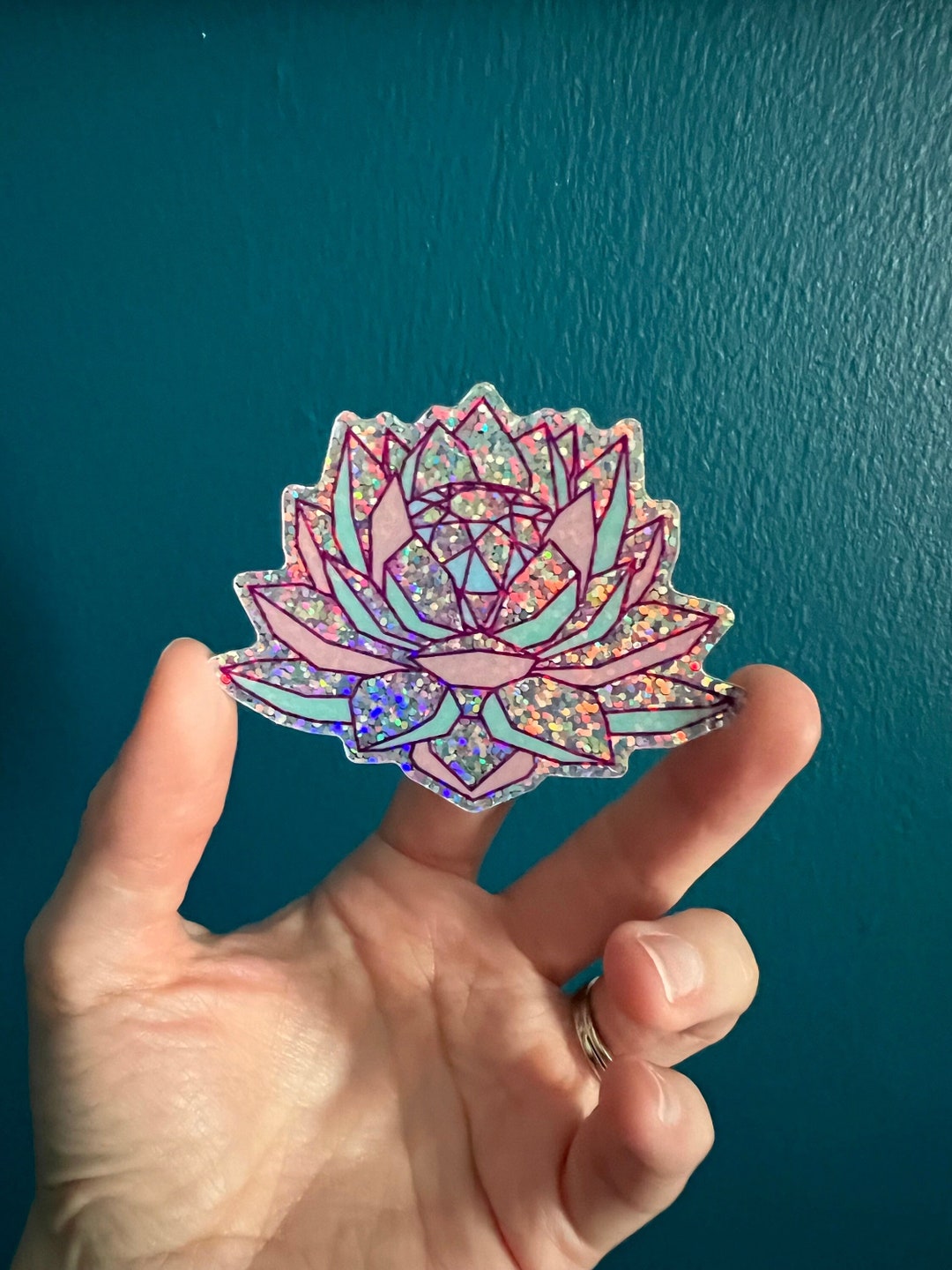 Holographic Glitter Silver Crystal Sticker, Sailor Moon Sticker, Sailor ...