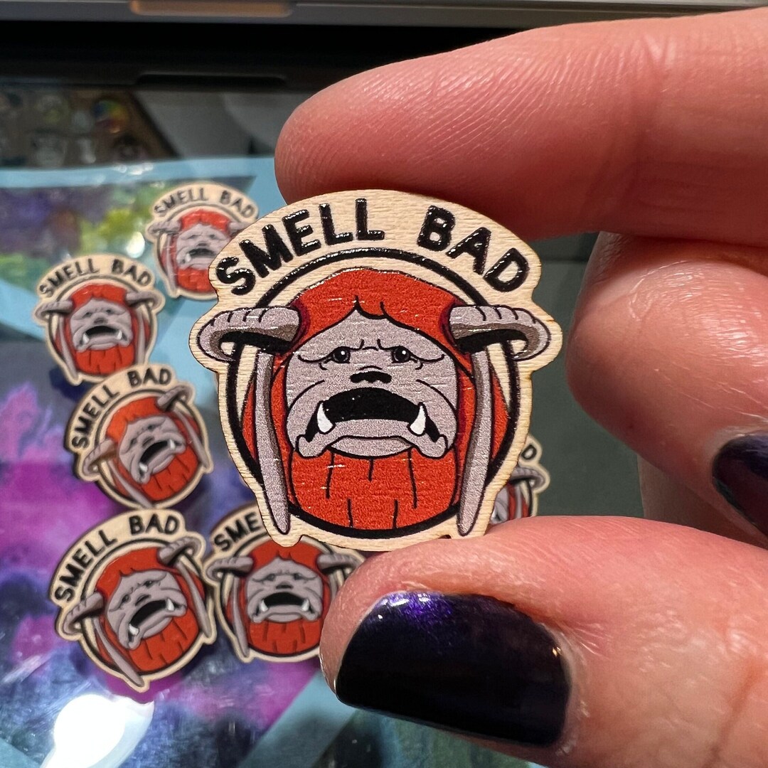 Smell Bad Wood Pin, Labyrinth Ludo Pin, Labyrinth Fan Pin, Fan Art Pin ...