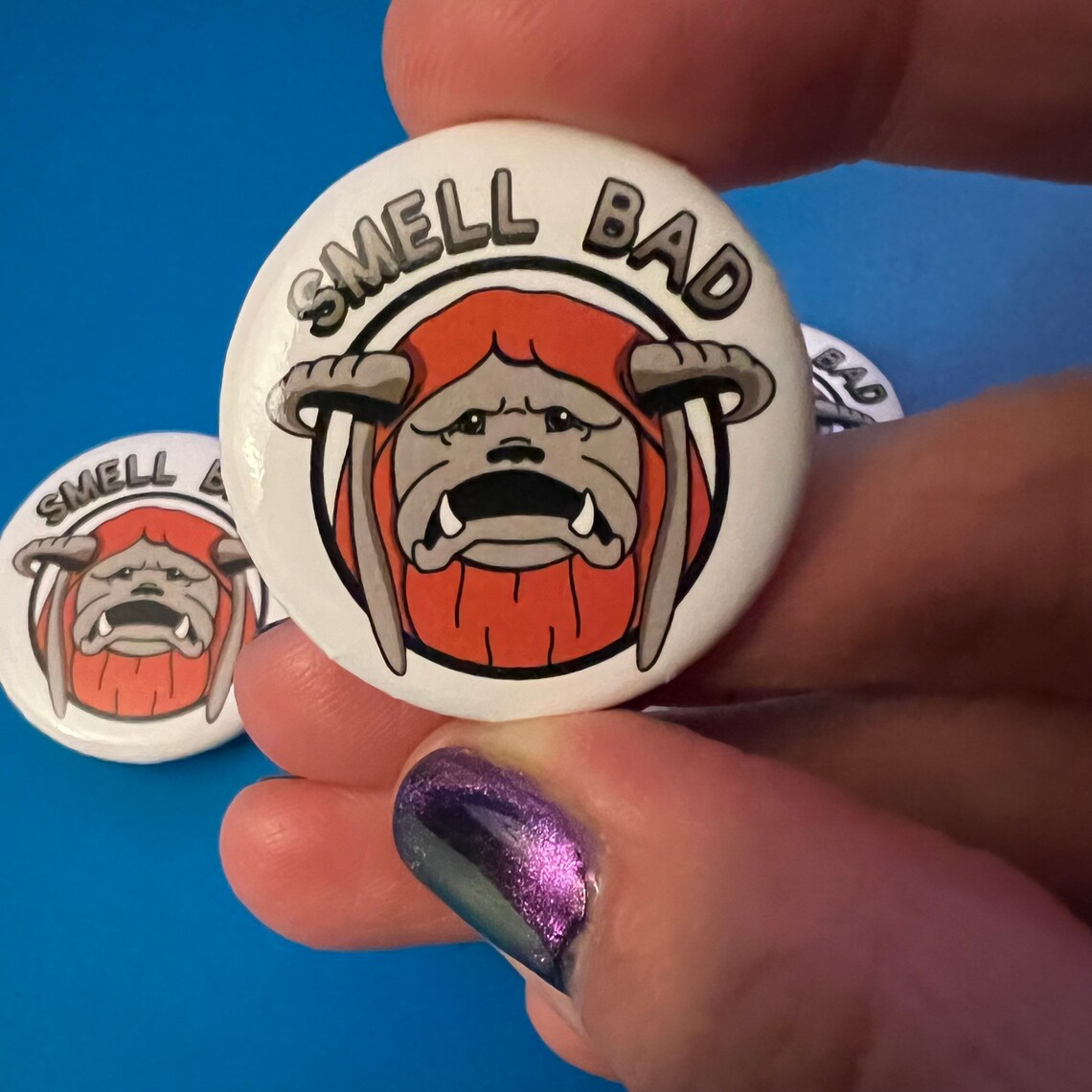 Smell Bad Button Labyrinth Ludo Button Pin | Etsy