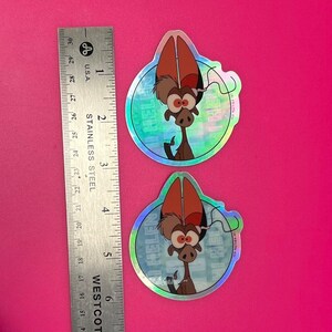 Holographic Hi Helen Sticker, Vinyl Ferngully Inspired Sticker ...