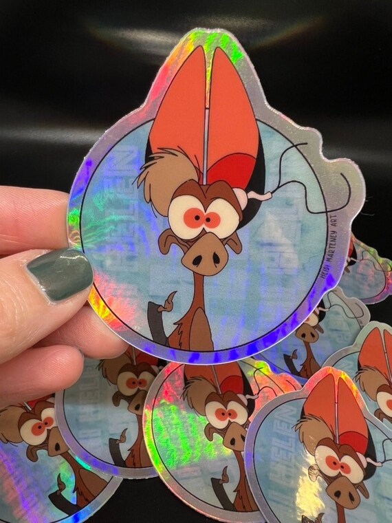 Holographic Hi Helen Sticker Vinyl Ferngully Inspired - Etsy
