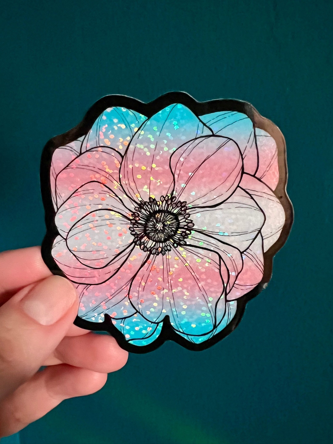 Flower Transgender Flag Sticker, 100% of Net Proceeds Donated to ...