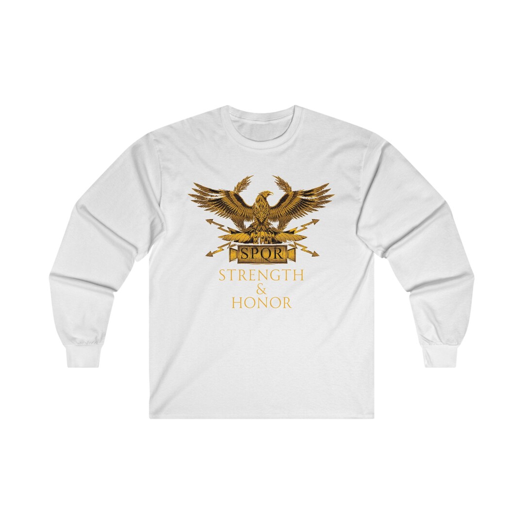 Roman Empire Strength & Honor T-shirt - History Buff Gift | Social ...