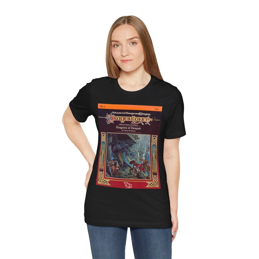 Dragonlance Dnd Classic Game T-shirt: Vintage Retro Gaming Tabletop RPG ...