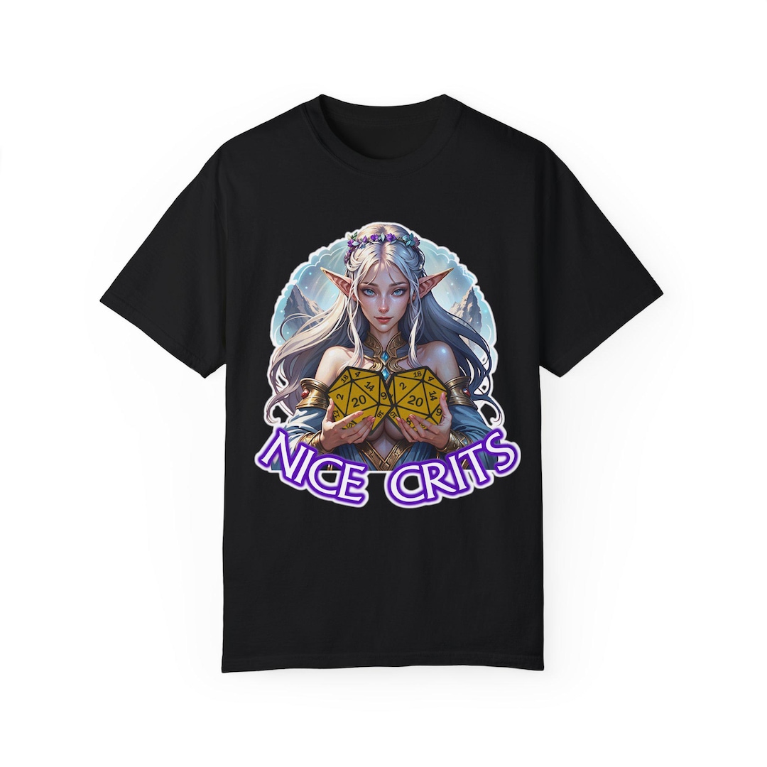 Nice Crits Cleric Shirt - Dnd | Critical Role Paladin | Dungeon Master ...