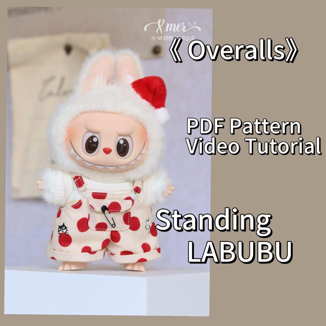 Buy LABUBU STANDING Doll Clothes- Overalls Online in India - Etsy