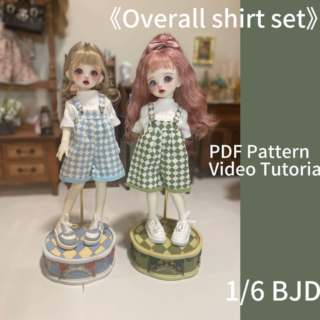 小mer BJD 1/6 Yosd BJD DOLL Patterns Overalls - Dopamine Girls-no Seam ...