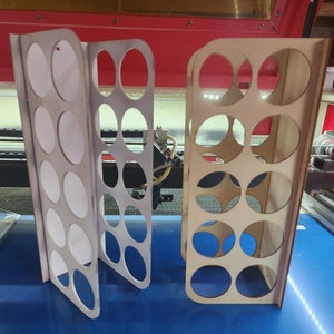 Vinyl Roll Storage Rack. Wall Mountable. 10 Large 60mm Holders - Etsy