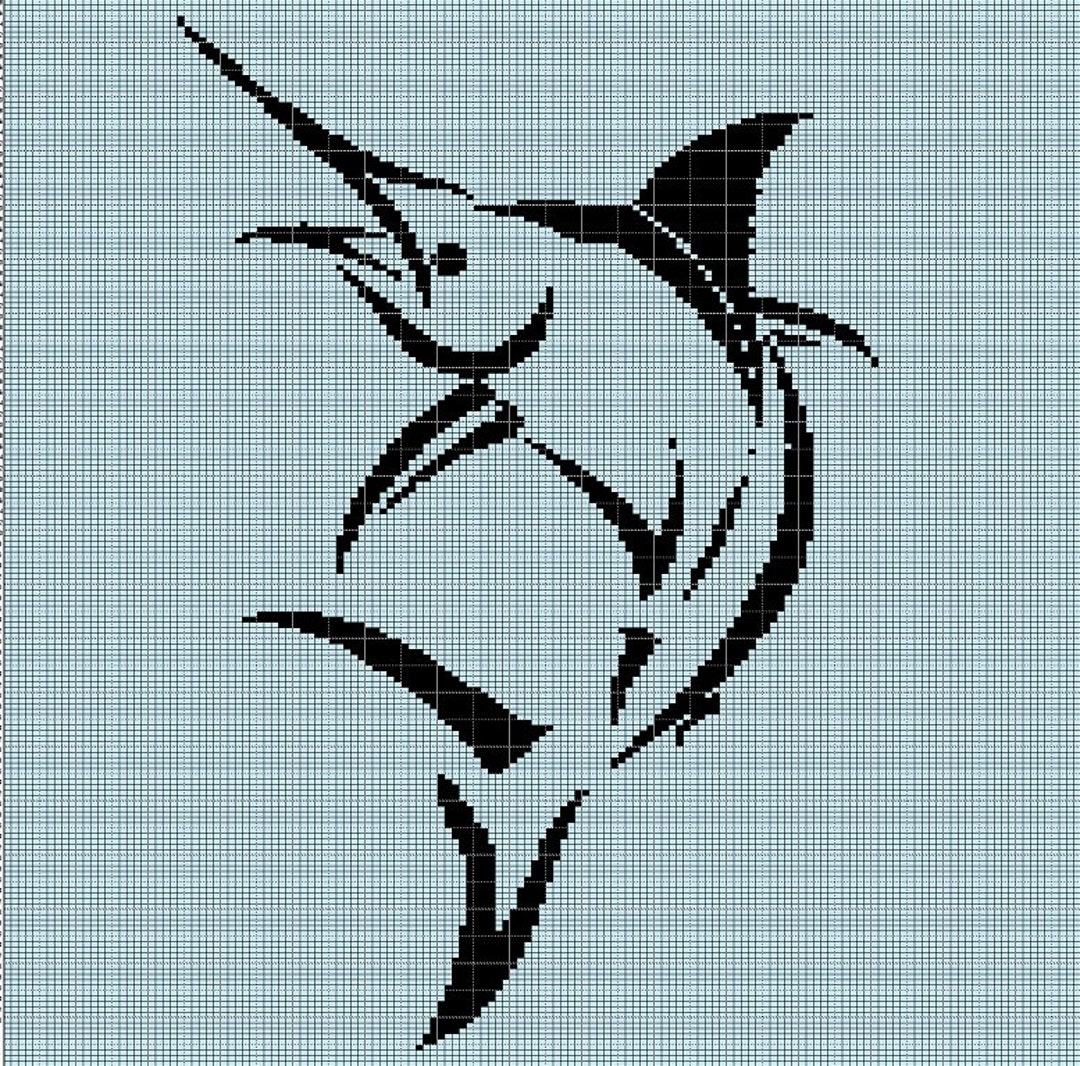 Marlin Crochet Afghan Pattern Graph - Etsy