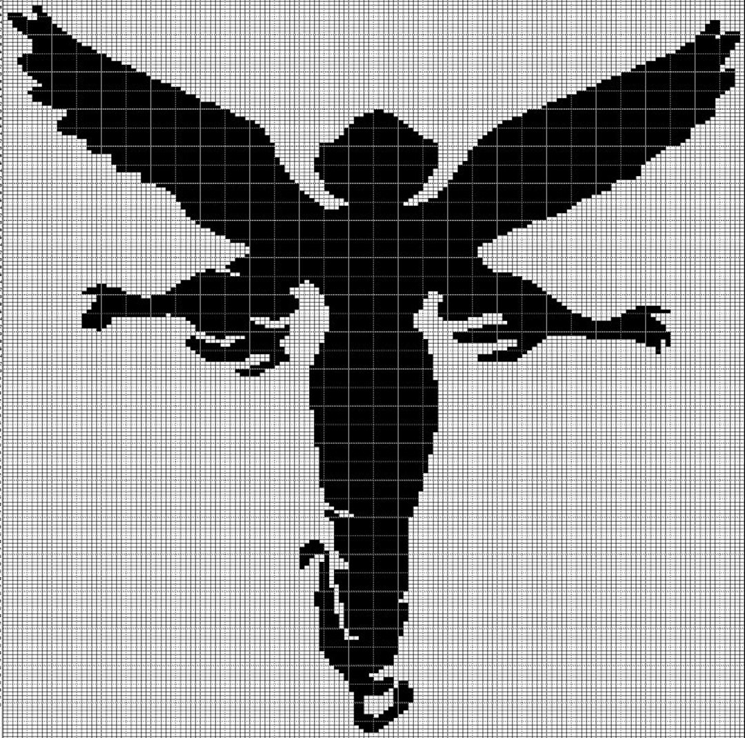 Angel 2 Crochet Afghan Pattern Graph - Etsy