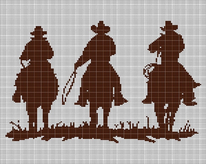 Moose Crochet Afghan Pattern Graph - Etsy Canada