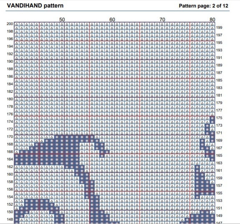 Art Turtle Crochet Afghan Pattern Graph - Etsy