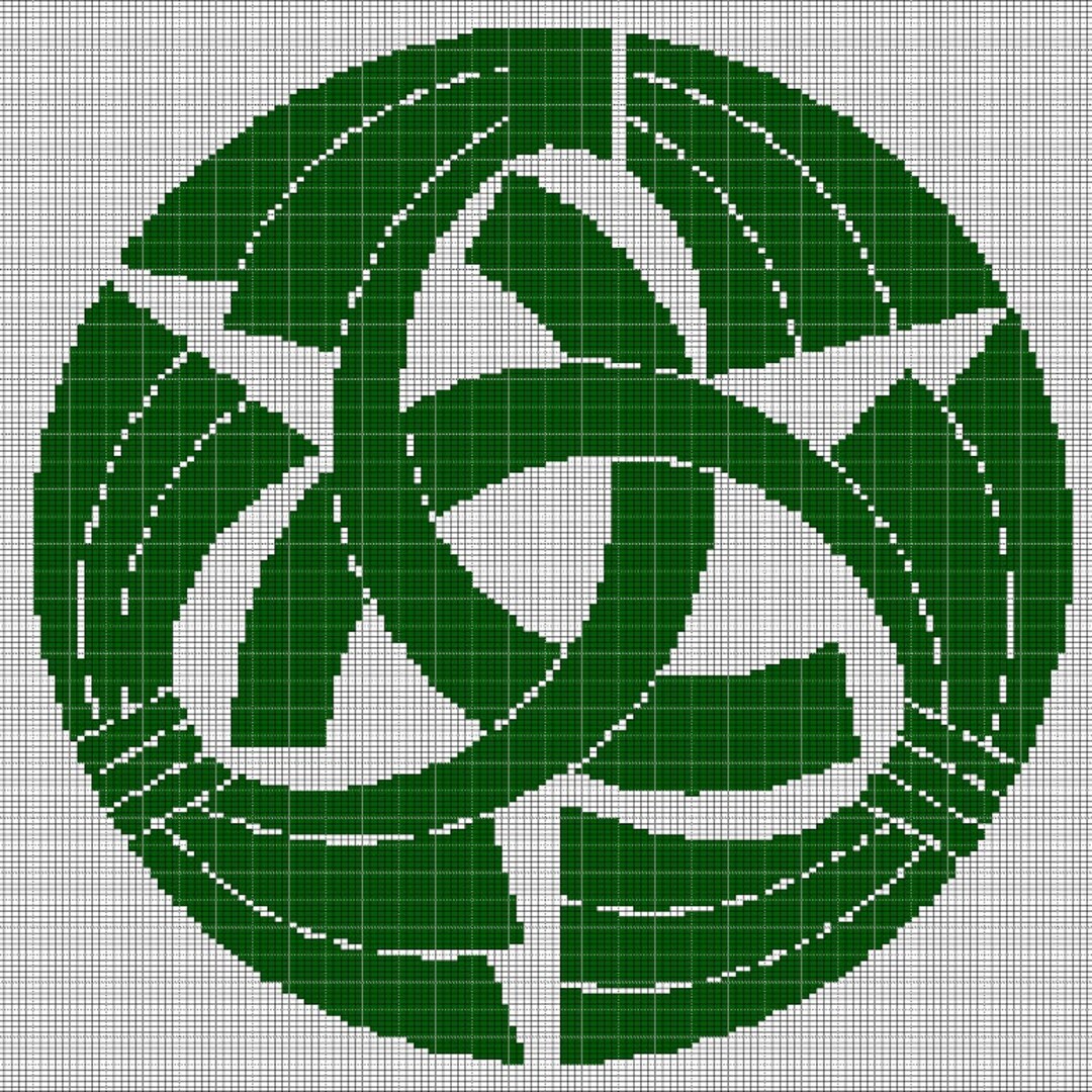 Celtic Knot Crochet Afghan Pattern Graph - Etsy