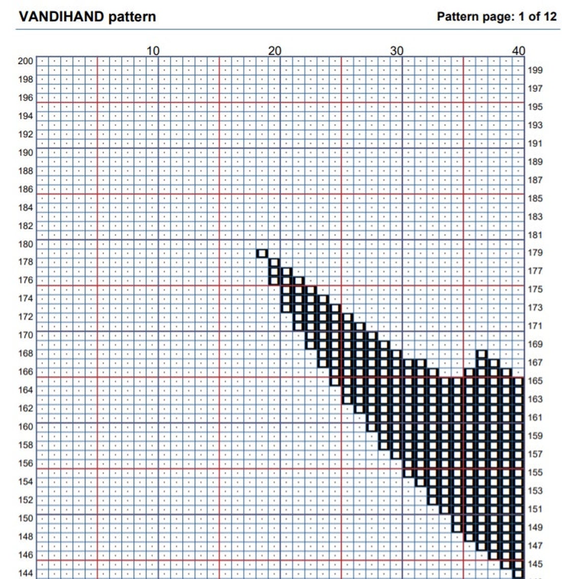 Zombie Cat Crochet Afghan Pattern Graph | Etsy