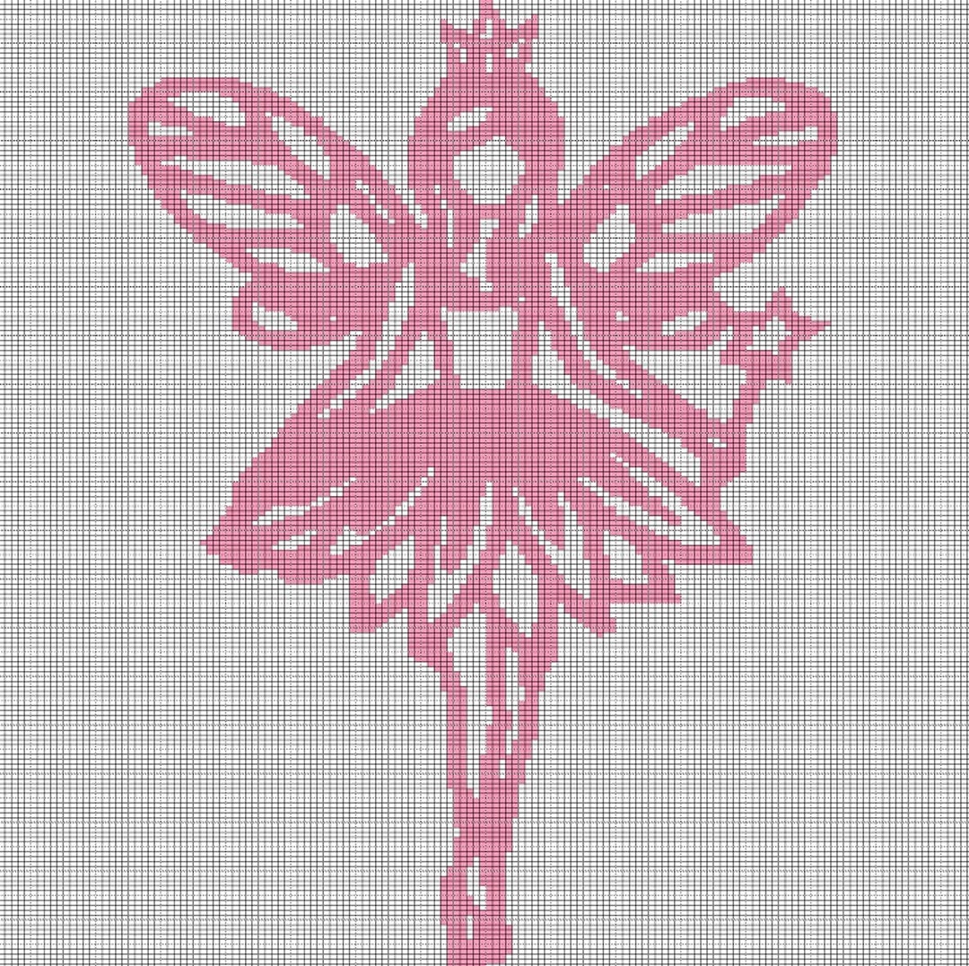 Fairy Crochet Afghan Pattern Graph - Etsy