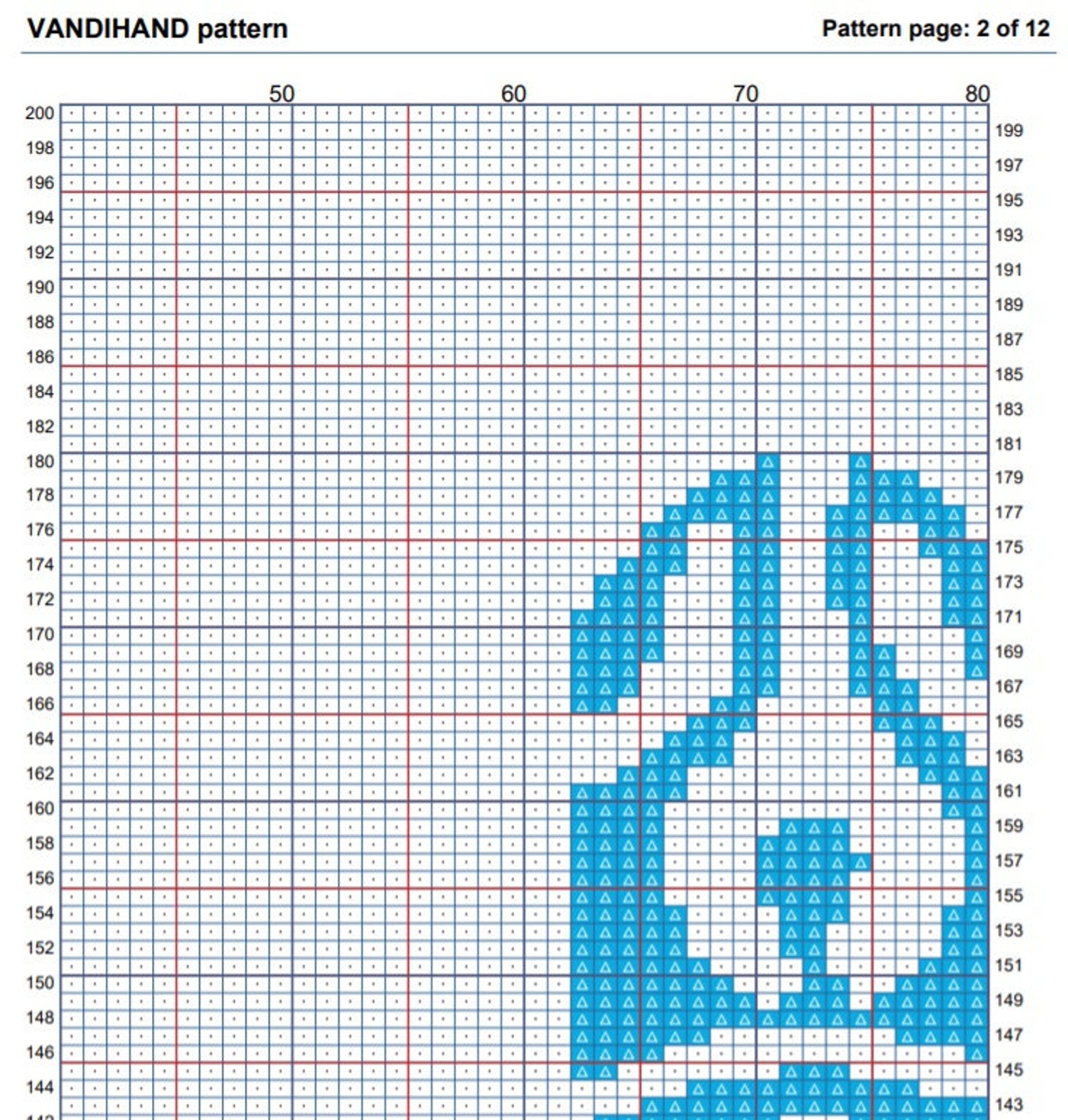 Hawaiian Turtle 2 Crochet Afghan Pattern Graph - Etsy