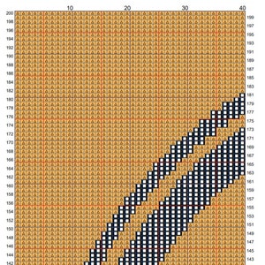 Halloween Crochet Afghan Pattern Graph - Etsy