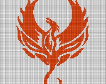 Phoenix 6 Crochet Afghan Pattern Graph - Etsy