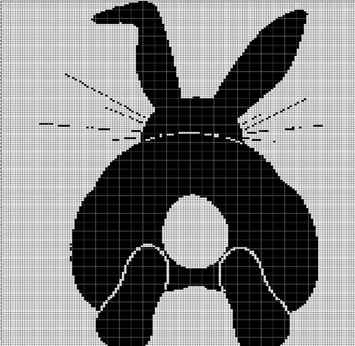 Rabbit Back Crochet Afghan Pattern Graph | Etsy