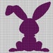 Bunny 2 Crochet Afghan Pattern Graph - Etsy