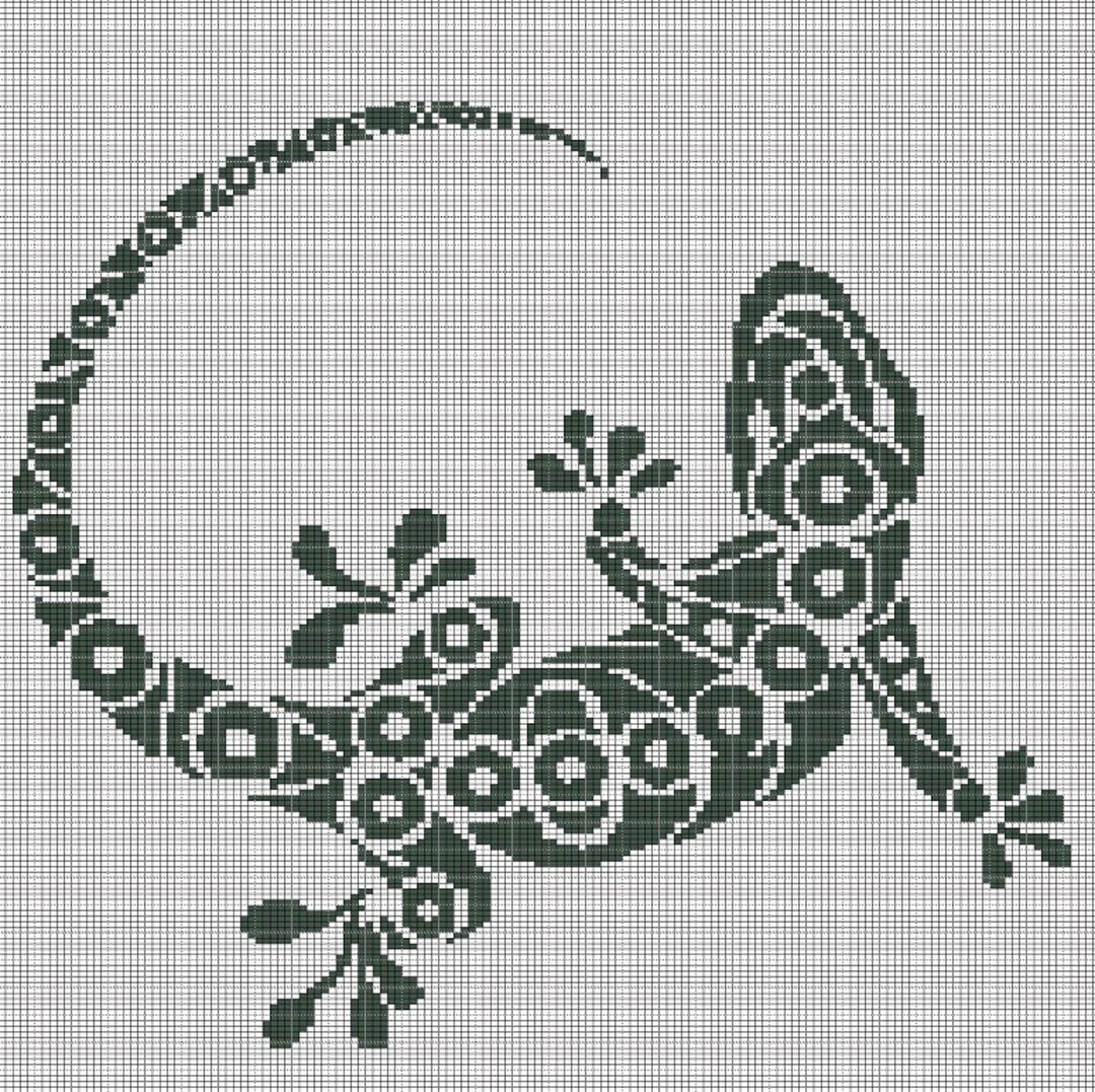 Tribal Lizard Crochet Afghan Pattern Graph - Etsy