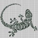 Tribal Lizard Crochet Afghan Pattern Graph - Etsy