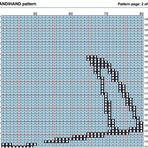 Sharks Crochet Afghan Pattern Graph - Etsy