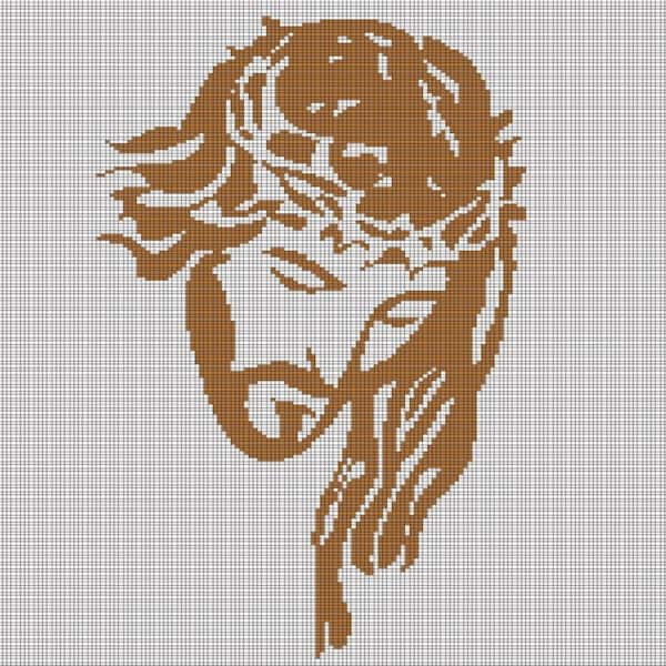 Jesus Graph Pattern - Etsy