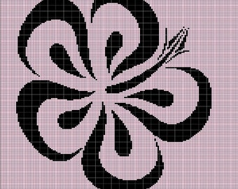 Flowers 2 Crochet Afghan Pattern Graph - Etsy