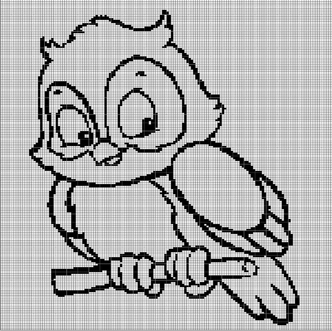 Little Owl 2 Crochet Afghan Pattern Graph - Etsy