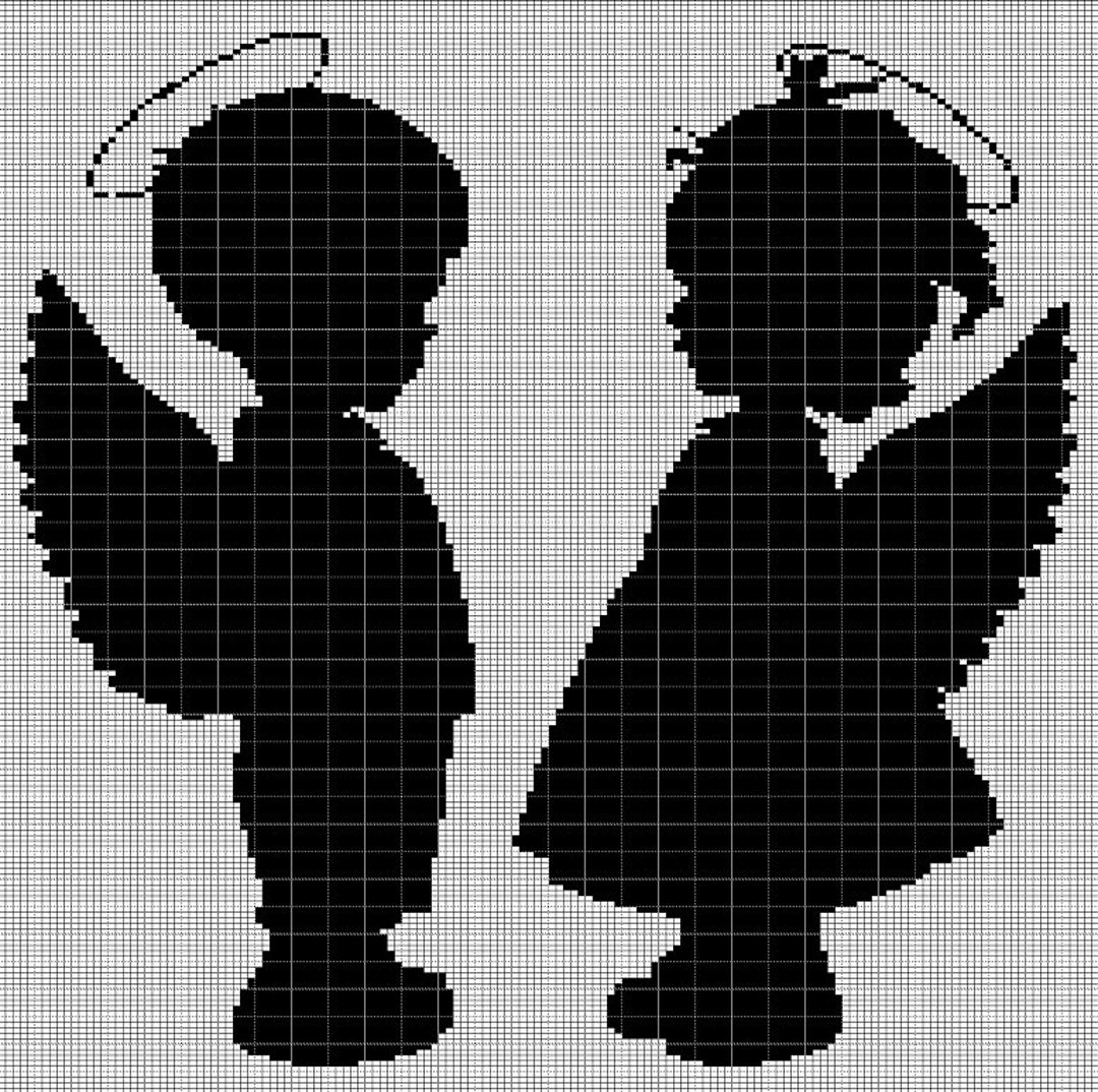 Little Angels Crochet Afghan Pattern Graph - Etsy