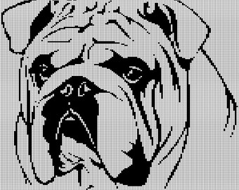 Crochet Bulldog | Etsy