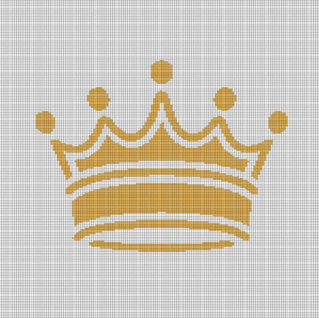 Crown 4 Crochet Afghan Pattern Graph - Etsy