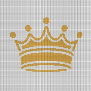 Crown 4 Crochet Afghan Pattern Graph - Etsy
